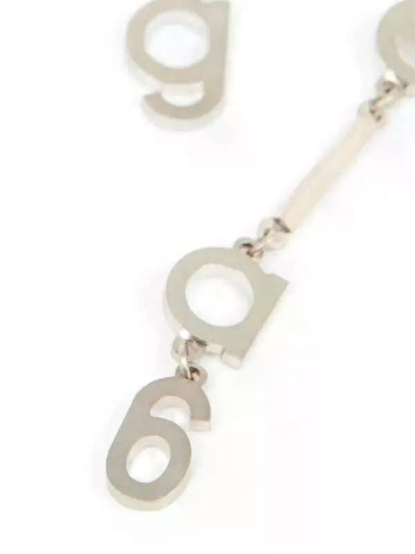 MAISON MARGIELA Letter Logo Drop Earrings