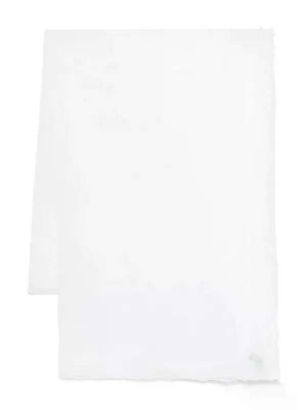 TOTEME Crinkled Scarf - White