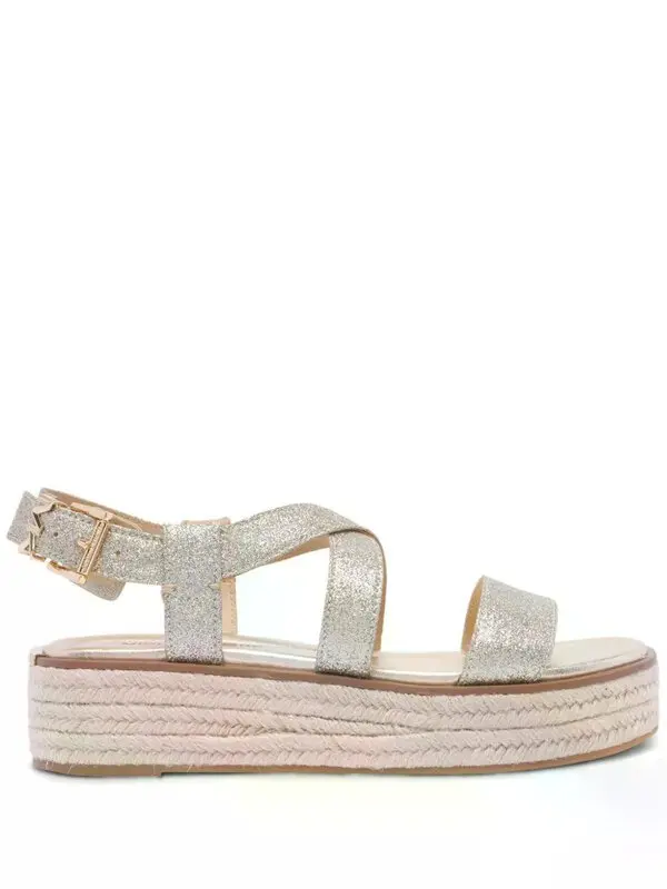 Michael Kors Lynn Espadrille Sandals - Gold