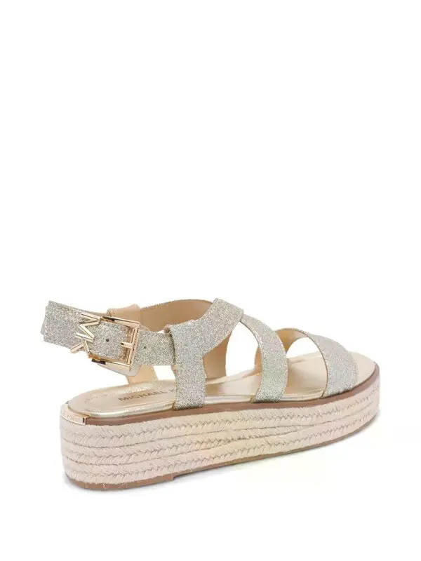 Michael Kors Lynn Espadrille Sandals - Gold