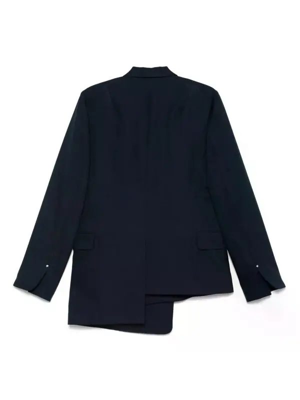 Random Identities Twill-weave Blazer - Blue
