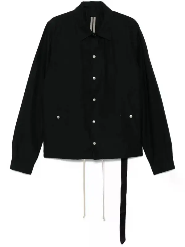 Rick Owens Ripstop Overshirt - Black