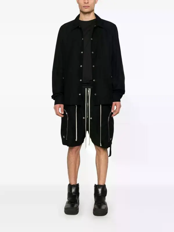 Rick Owens Ripstop Overshirt - Black
