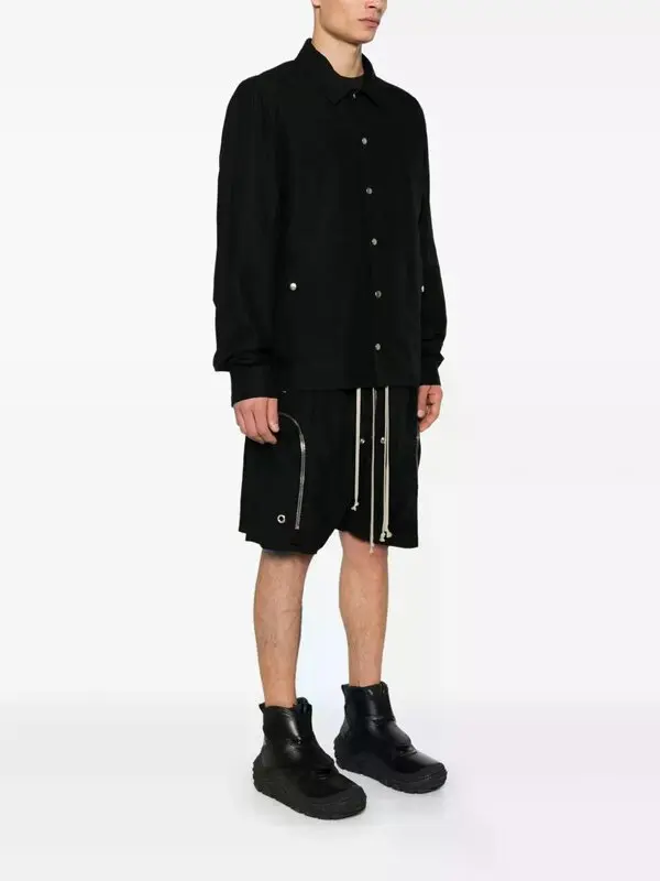 Rick Owens Ripstop Overshirt - Black