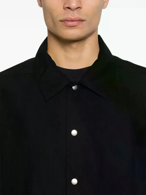 Rick Owens Ripstop Overshirt - Black