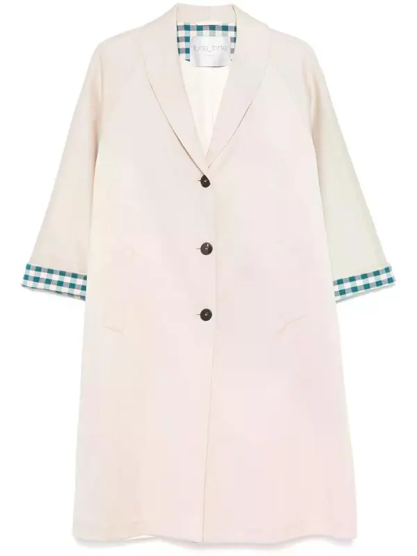 FORTE_FORTE Cotton Trench Coat