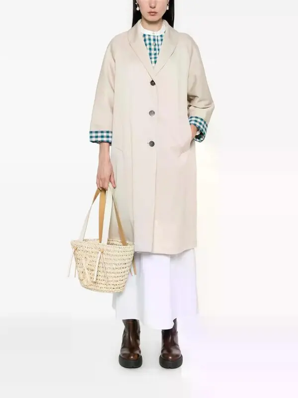 FORTE_FORTE Cotton Trench Coat
