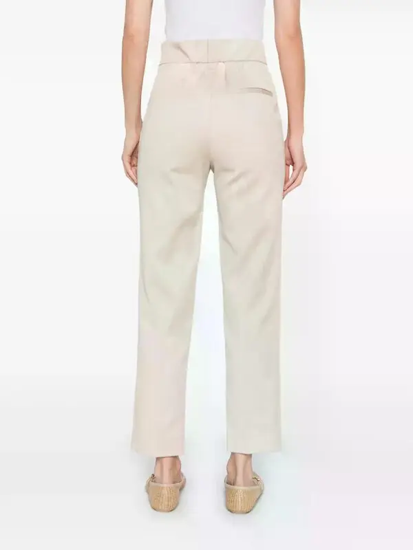 FORTE_FORTE Tapered Trousers - Neutrals