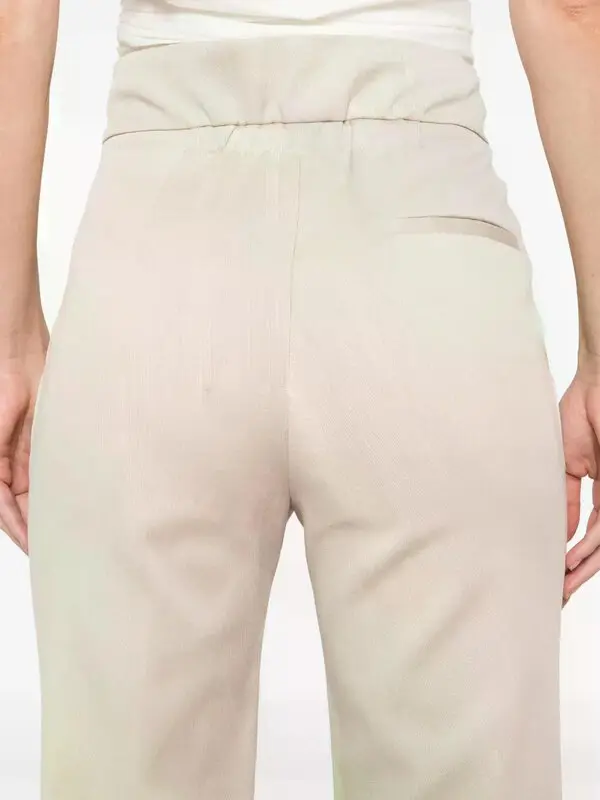 FORTE_FORTE Tapered Trousers - Neutrals