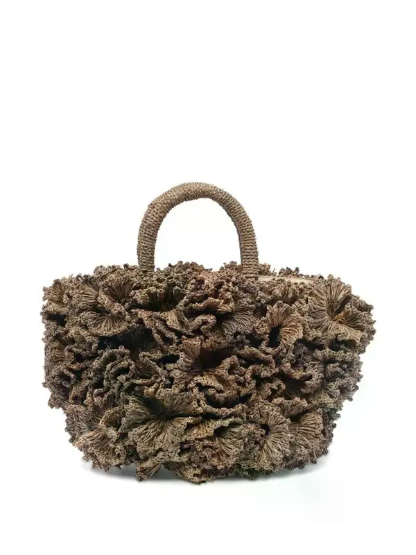 IBELIV Textured Tote Bag - Brown