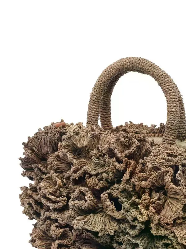 IBELIV Textured Tote Bag - Brown