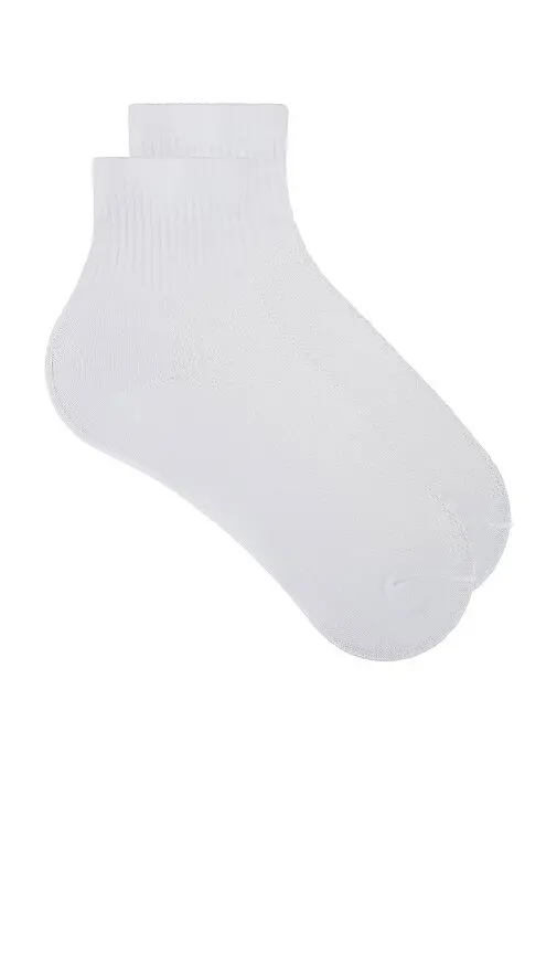 STEMS 3 Pack Everyday Ankle Socks - White
