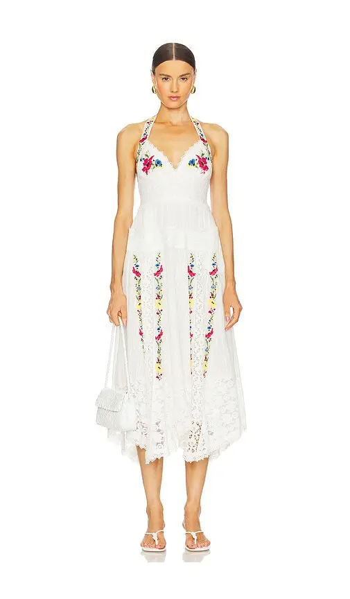 green emerald velvet dress Buy Free People Diamond Head Embroidered Midi Dress (M) at Amazon.in