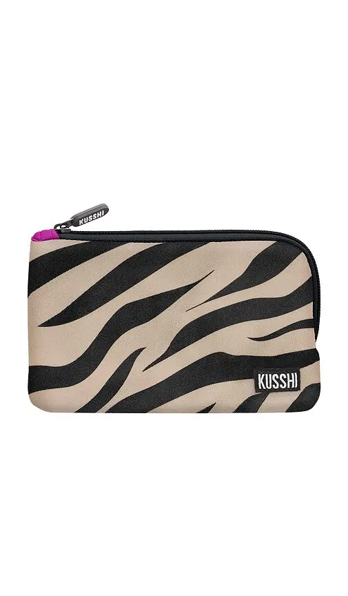 KUSSHI On-the-go Pouch Set - Zebra