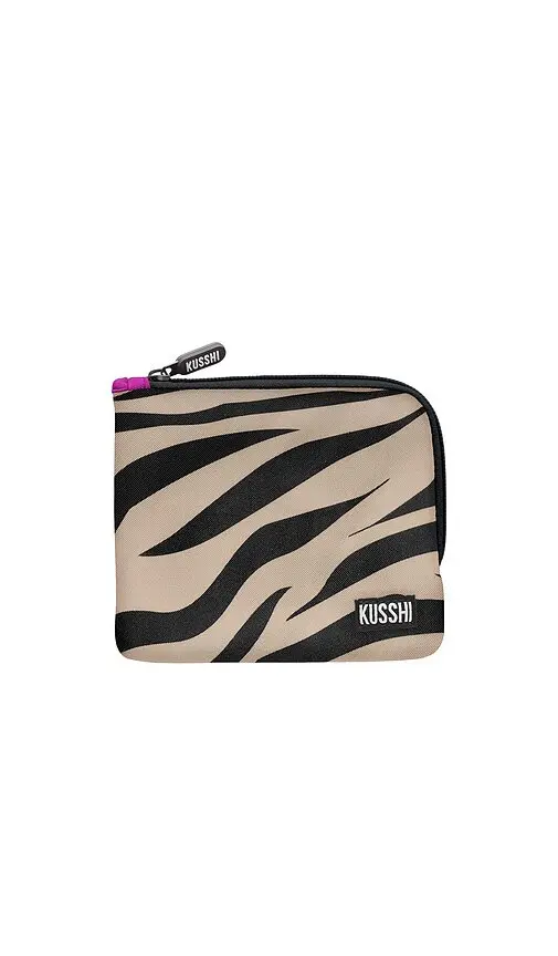 KUSSHI On-the-go Pouch Set - Zebra