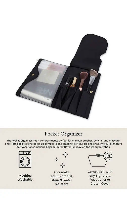 KUSSHI Snap-in Pocket Organizer