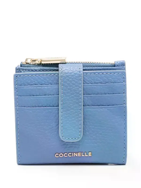 COCCINELLE Soft Metallic Wallet - Blue