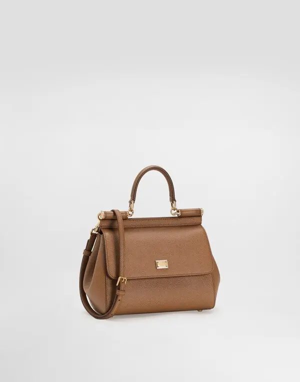 Dolce & Gabbana Small Sicily Handbag - Brown