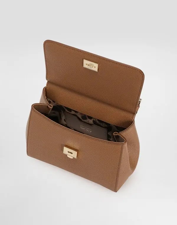 Dolce & Gabbana Small Sicily Handbag - Brown