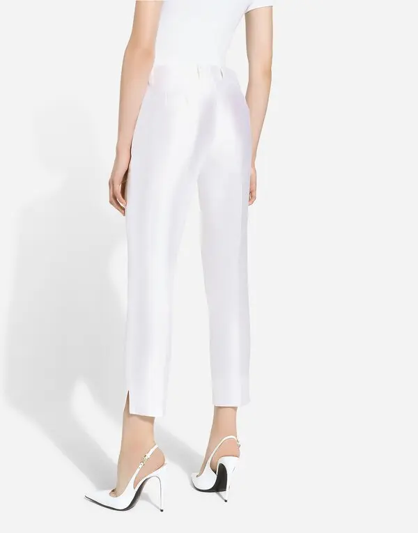 Dolce & Gabbana Tailored Mikado Silk Trousers