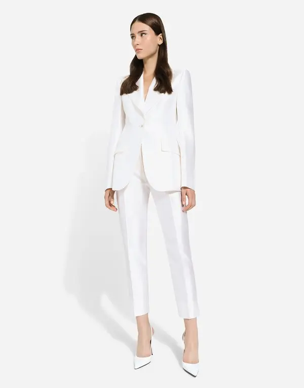 Dolce & Gabbana Tailored Mikado Silk Trousers