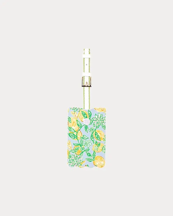 LILLY PULITZER Printed Luggage Tag - Bluette Make Lemonade