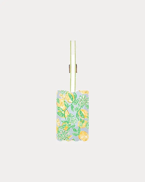 LILLY PULITZER Printed Luggage Tag - Bluette Make Lemonade
