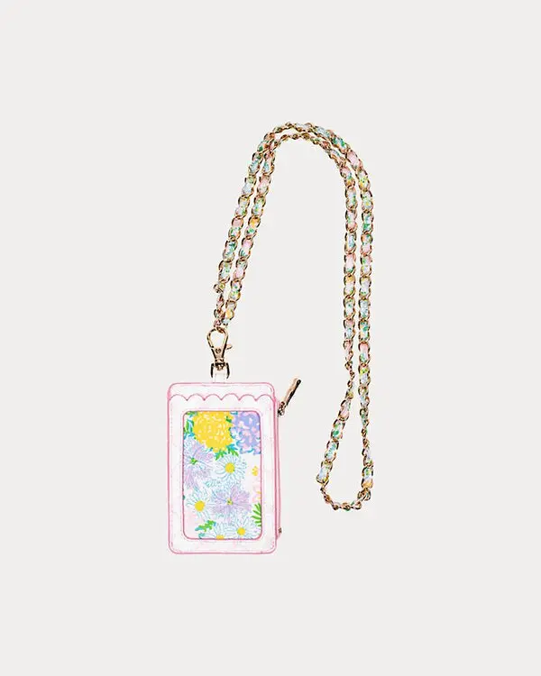 LILLY PULITZER Zip Id Lanyard - Multi Lilly Garden Home