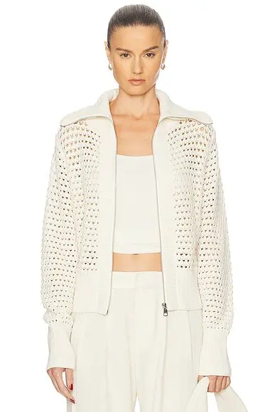 Varley Eloise Knit Sweater - Egret