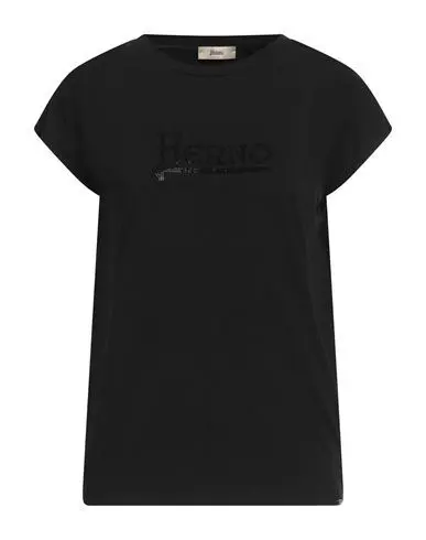 Herno T-shirt Size Cotton, Elastane, Polyester - Black