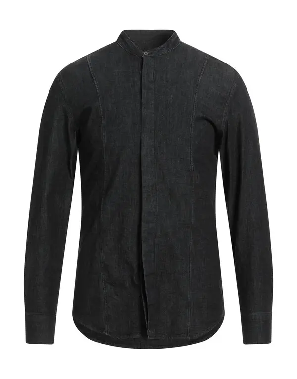 DONDUP Denim Shirt Size Cotton, Viscose, Polyester, Elastane - Grey