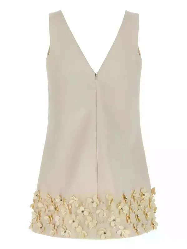 SELF-PORTRAIT Sequin-embellished Crepe Mini Dress