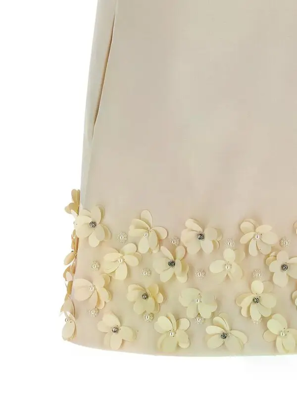 SELF-PORTRAIT Sequin-embellished Crepe Mini Dress