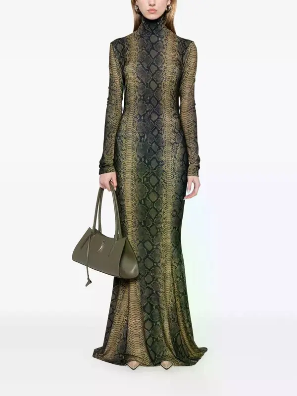 green long formal dress Long Floral A-Line Prom Dress with Glitter Emerald / 6