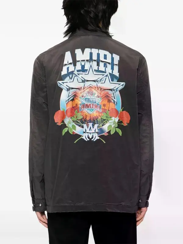 Amiri Logo-print Shirt Jacket