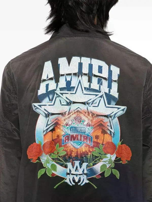 Amiri Logo-print Shirt Jacket