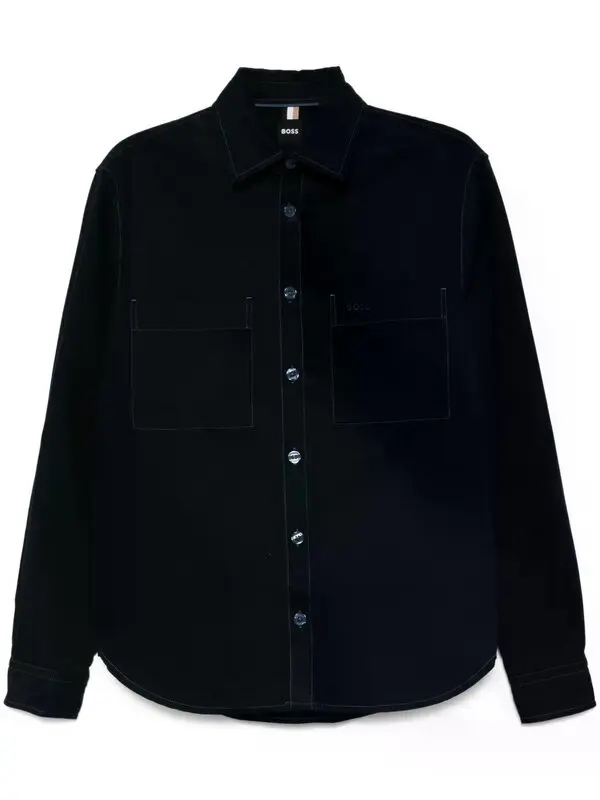 BOSS Logo-embroidered Shirt