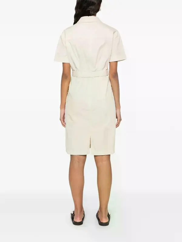Woolrich Belted Shirt Dress - Neutrals