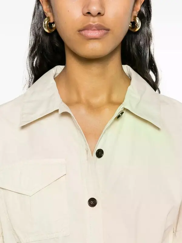 Woolrich Belted Shirt Dress - Neutrals