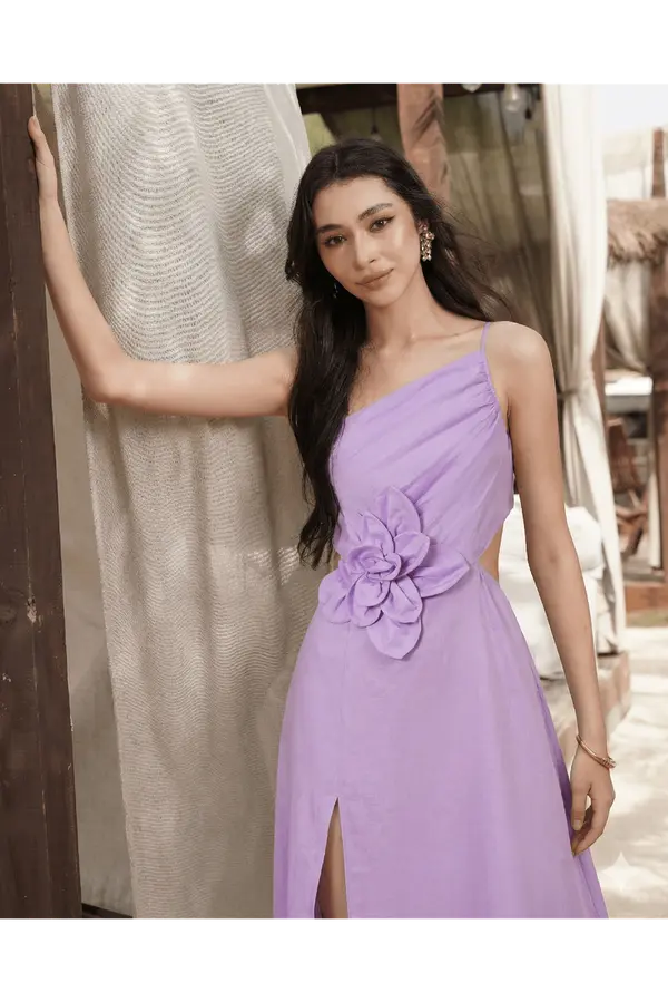Yumi Kim Romy Linen Midi Dress