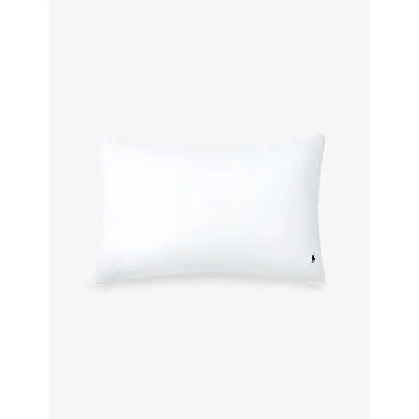 Ralph Lauren Polo Player Cotton Pillowcase - White
