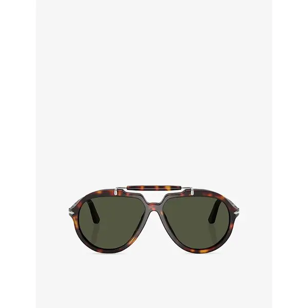 Persol Po0202s Square-frame Sunglasses - Brown