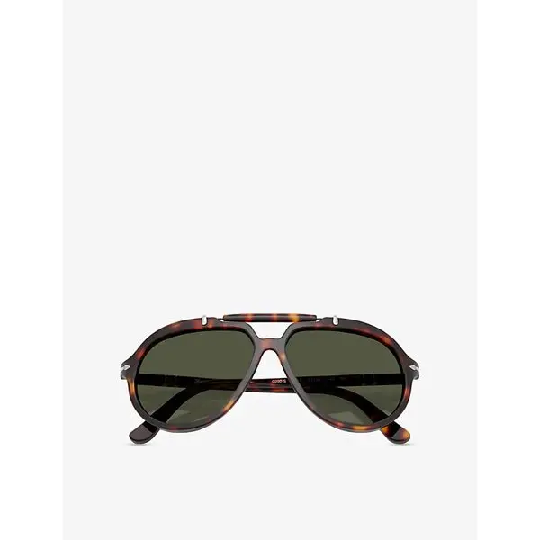 Persol Po0202s Square-frame Sunglasses - Brown