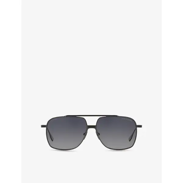 Dita Dts100 Aviator Sunglasses - Black
