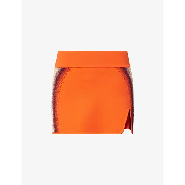 Ph5 Abstract-pattern Knitted Mini Skort