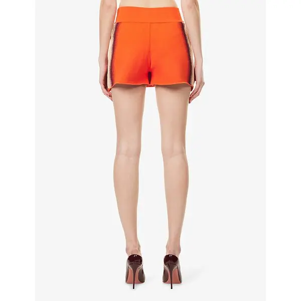 Ph5 Abstract-pattern Knitted Mini Skort