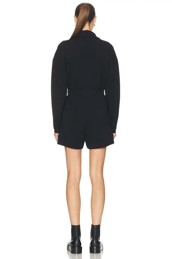 Varley Annika Playsuit - Black