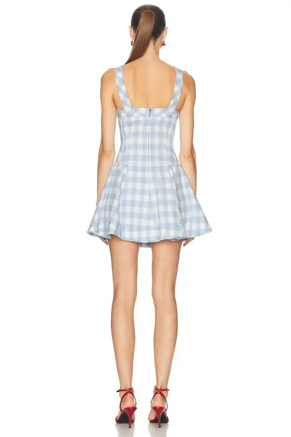 simkhai blue mini dress Simkhai