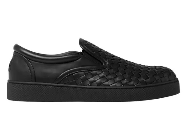 Bottega Veneta Intrecciato Leather Dodger Sneakers