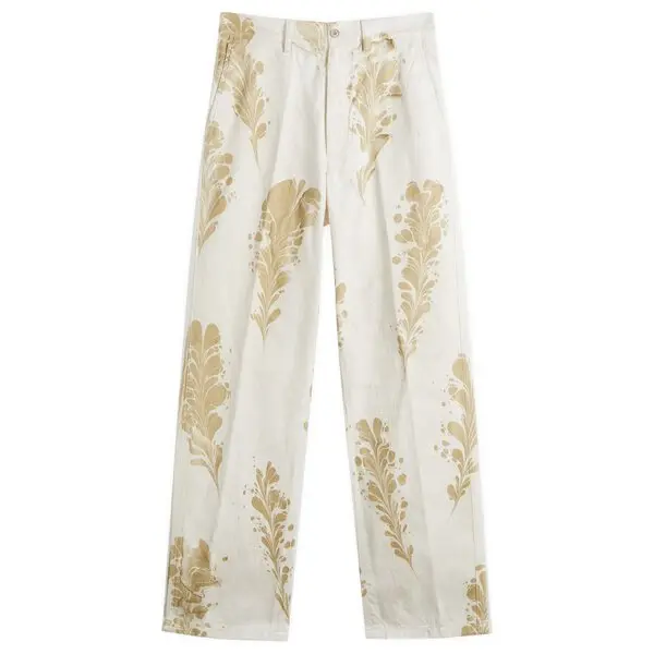 Dries Van Noten Pynam Japanese Print Trousers